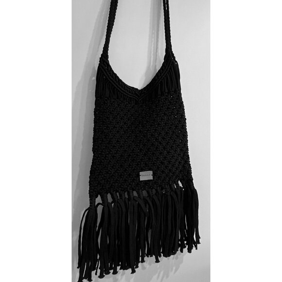 Jonak | Bags | Jonak Black Crochette Crossbody | Poshmark